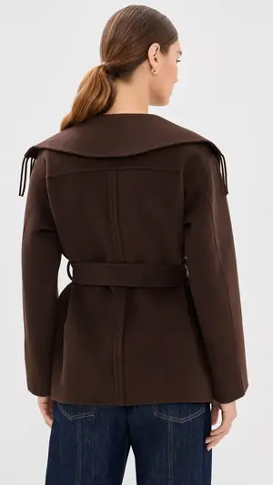 Simkhai Rowen Fringe Jacket - Chocolate