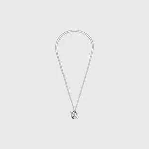 DIESEL® Stainless Steel Pendant Necklace - Silver