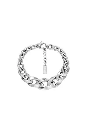 DIESEL® Stainless Steel Chain Bracelet - Silver