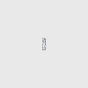 DIESEL® Stainless Steel Hoop Earring - Silver