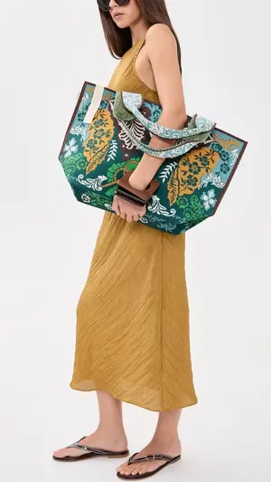ALEMAIS Florence Jacquard Maxi Tote