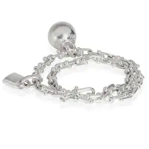 Tiffany & Co. Sterling Silver Small Model Hardwear Wrap Bracelet