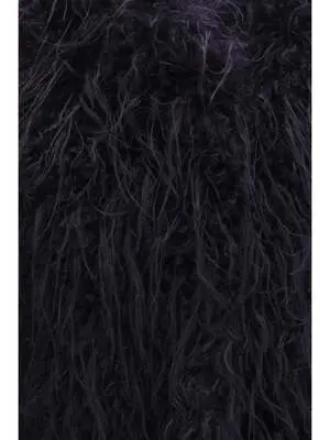 FORTE_FORTE Eco Mongolia Faux Fur Vest - Blue