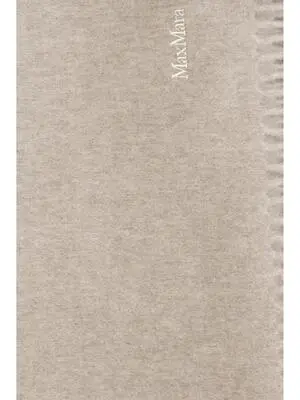 Max Mara Baci Cashmere Scarf - Cream
