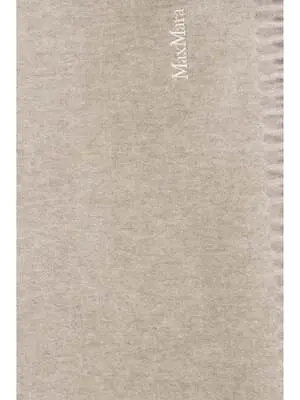 Max Mara Baci Cashmere Scarf - Cream