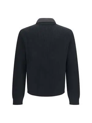 Prada Knit Jacket With Padded Front