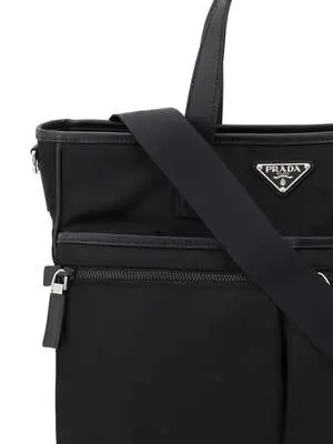 Prada Logoed Tote Bag