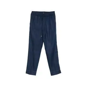Brioni Tailored Trousers With Drawstring Waistband - Blue