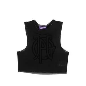 JEAN PAUL GAULTIER Cropped Top With Logo Print