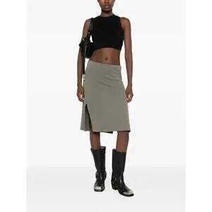 JEAN PAUL GAULTIER Cropped Top With Logo Print