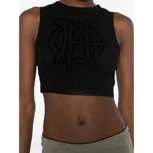 JEAN PAUL GAULTIER Cropped Top With Logo Print