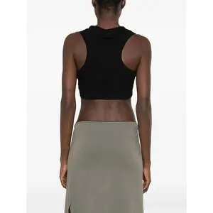 JEAN PAUL GAULTIER Cropped Top With Logo Print