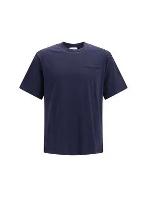 FERRAGAMO Logo T-shirt - Blue