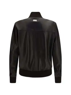 Dolce & Gabbana Lambskin Bomber Jacket