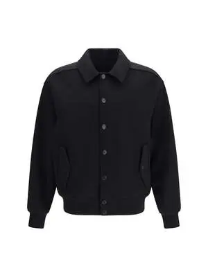 FERRAGAMO Wool And Cashmere Jacket - Black