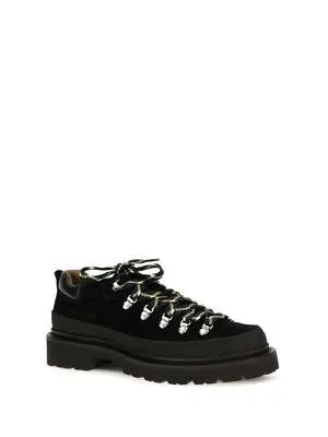 Dsquared2 Suede Lace-up Sneakers - Black