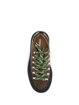 Dsquared2 Suede Lace-up Sneakers - Brown