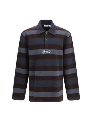 Off-White Stroke Polo Shirt - Multicolor