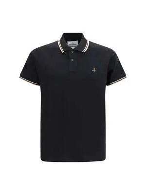VIVIENNE WESTWOOD Classic Polo Shirt - Black
