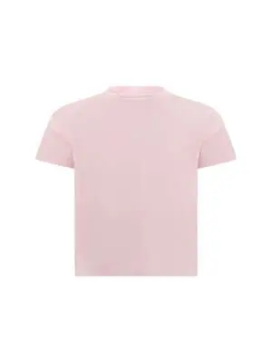 Alexander Wang Short-sleeve T-shirt With Central Logo Print - Pink