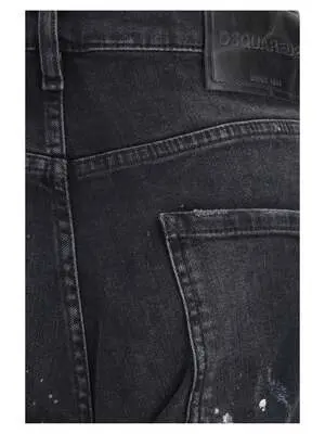 Dsquared2 Teddy Dark Wash Stretch Denim Jeans