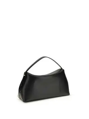 TOTEME T-lock Shoulder Bag In Leather - Black