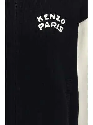 Kenzo Emblem Varsity Cardigan - Black