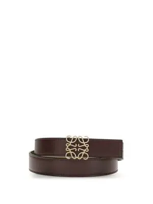 Loewe LOEWE Reversible Leather Belt With Anagram Buckle Multicolor