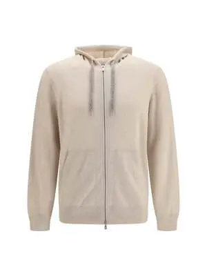 Brunello Cucinelli Cashmere Zip Up Hoodie