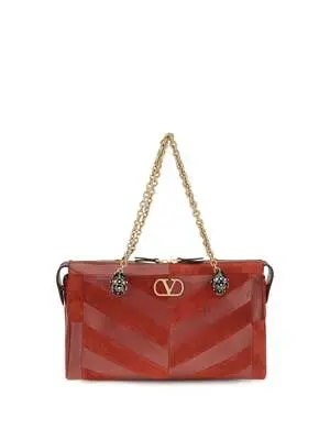 Valentino Garavani Medium Panthea Shoulder Bag - Red
