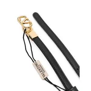 Valentino Garavani Skinny Belt With V Logo Buckle