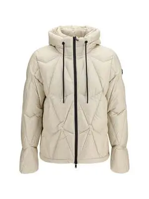 Moose Knuckles Quilted Iceberg Puffer Jacket - Cream