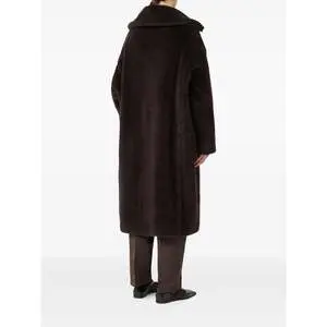 Max Mara Double-breasted Textured Long Coat
