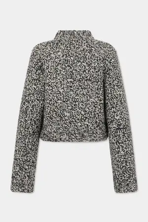 Dsquared2 Reversible Two-tone Mouliné Zipped Knit Cardigan
