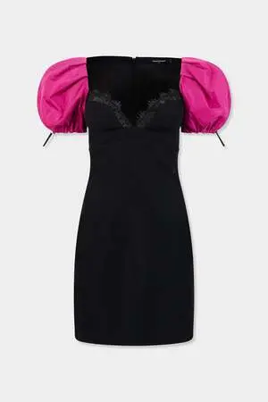 Dsquared2 Hybrid Snow-tech Bustier Dress