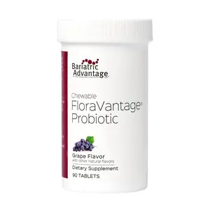 BARIATRIC ADVANTAGE Chewable Floravantage Probiotic 10 Billion Cfus Probiotic Supplement Supports Gut Health And Immune System - No Color