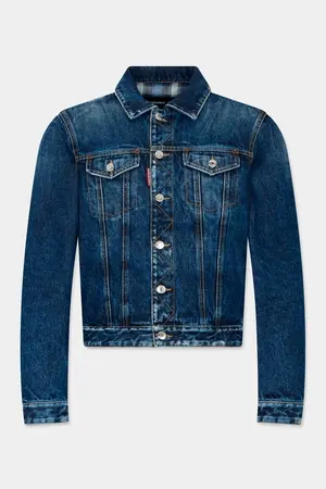 Dsquared2 Dark Highlight Mini Front Jean Jacket