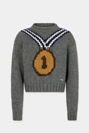 Dsquared2 Wool Alpaca Blend Skiers Pullover