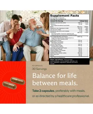 SUNERGETIC Blood Sugar Support Supplement With Cinnamon