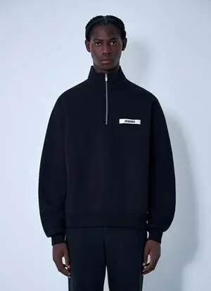 Jacquemus Le Camionneur Gros Grain Sweatshirt - Black