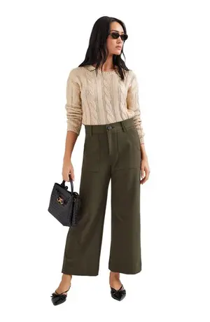 Fifteen Twenty Rylee Wide Leg Cropped Pants