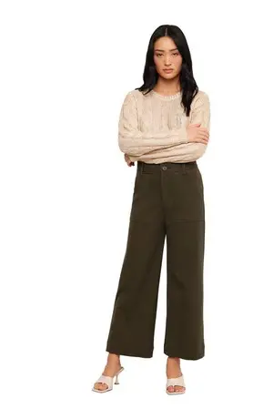 Fifteen Twenty Rylee Wide Leg Cropped Pants