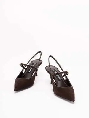 Dolce & Gabbana Suede Slingback Heels