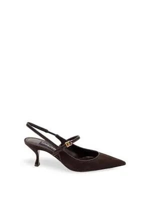 Dolce & Gabbana Suede Slingback Heels - Multicolor