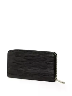 LOUIS VUITTON 2019 Epi Zippy Wallet Long Wallets - Black