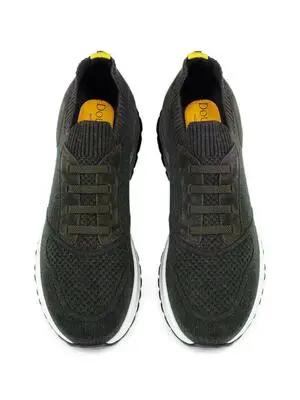 DOUCAL'S Panelled Knit Sneakers