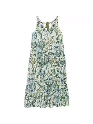 I BLUES Floral-print Midi Dress - Neutrals