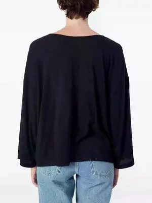 American Vintage Laloom Long-sleeve T-shirt - Black