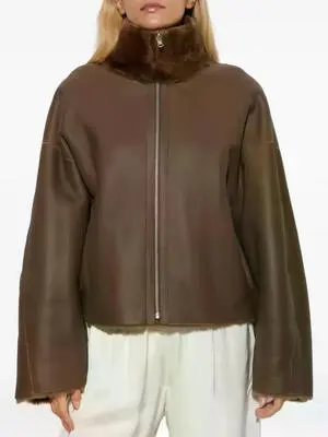 ARMA Indy Reversible Shearling Jacket - Brown