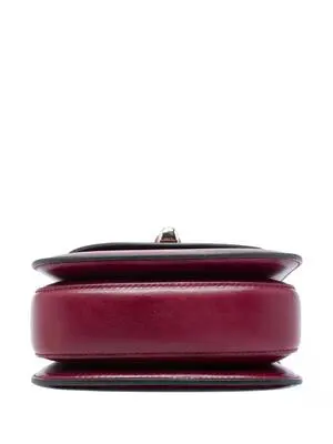 Gucci Calfskin Bamboo Night Satchel - Red